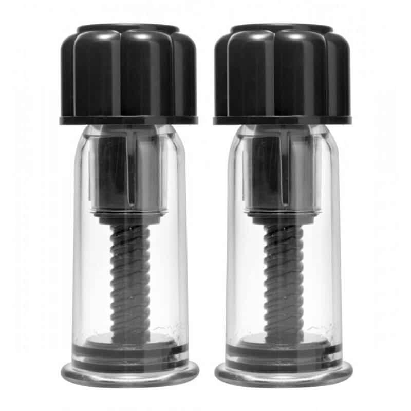 Master Series Maxxx Power Twist Nipple Suckers Sensation Bdsm Play